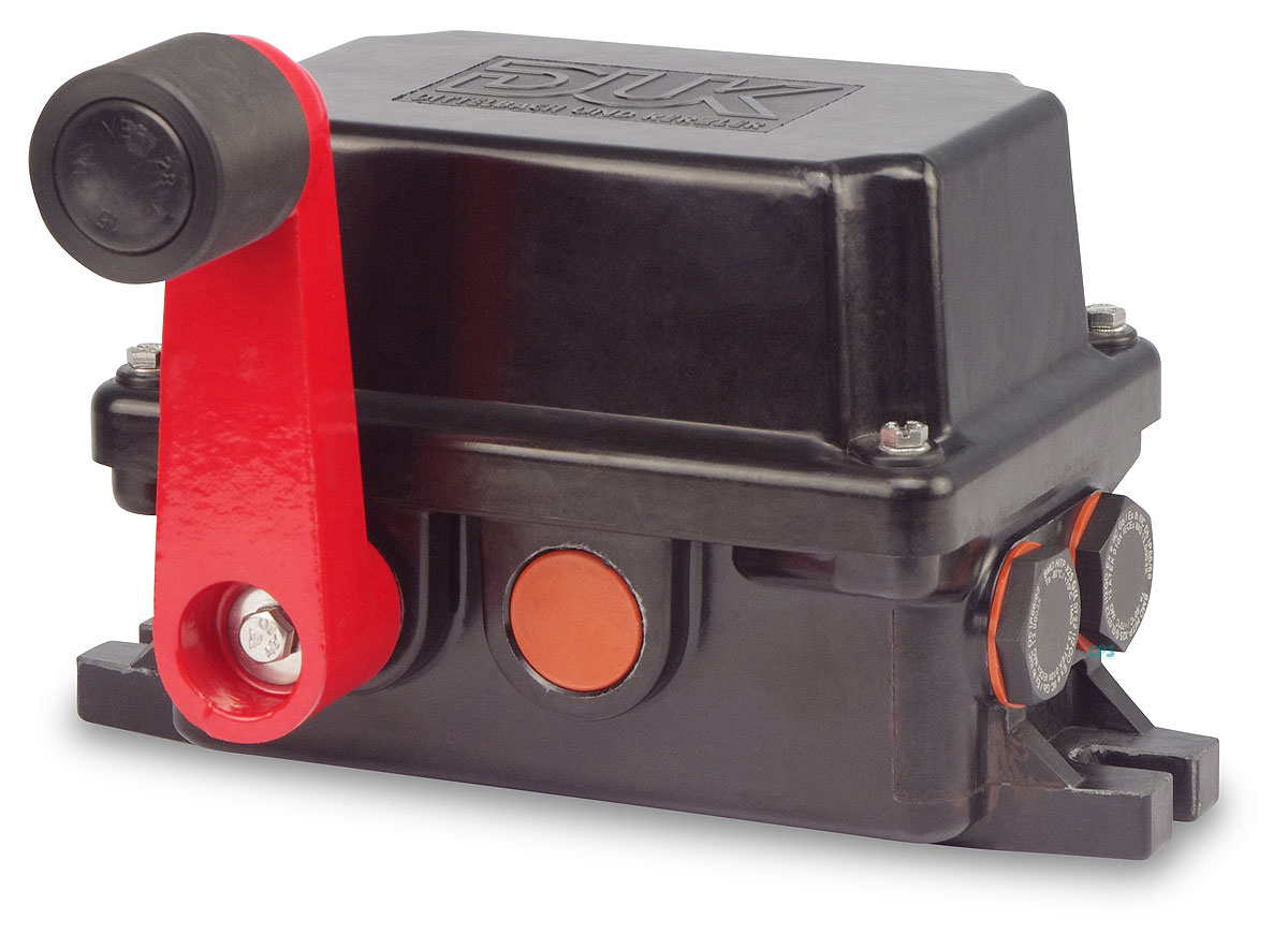 DUK EX-Proof Lever Limit Switch, ATEX Zone 21 LHPE-10/2EX-R