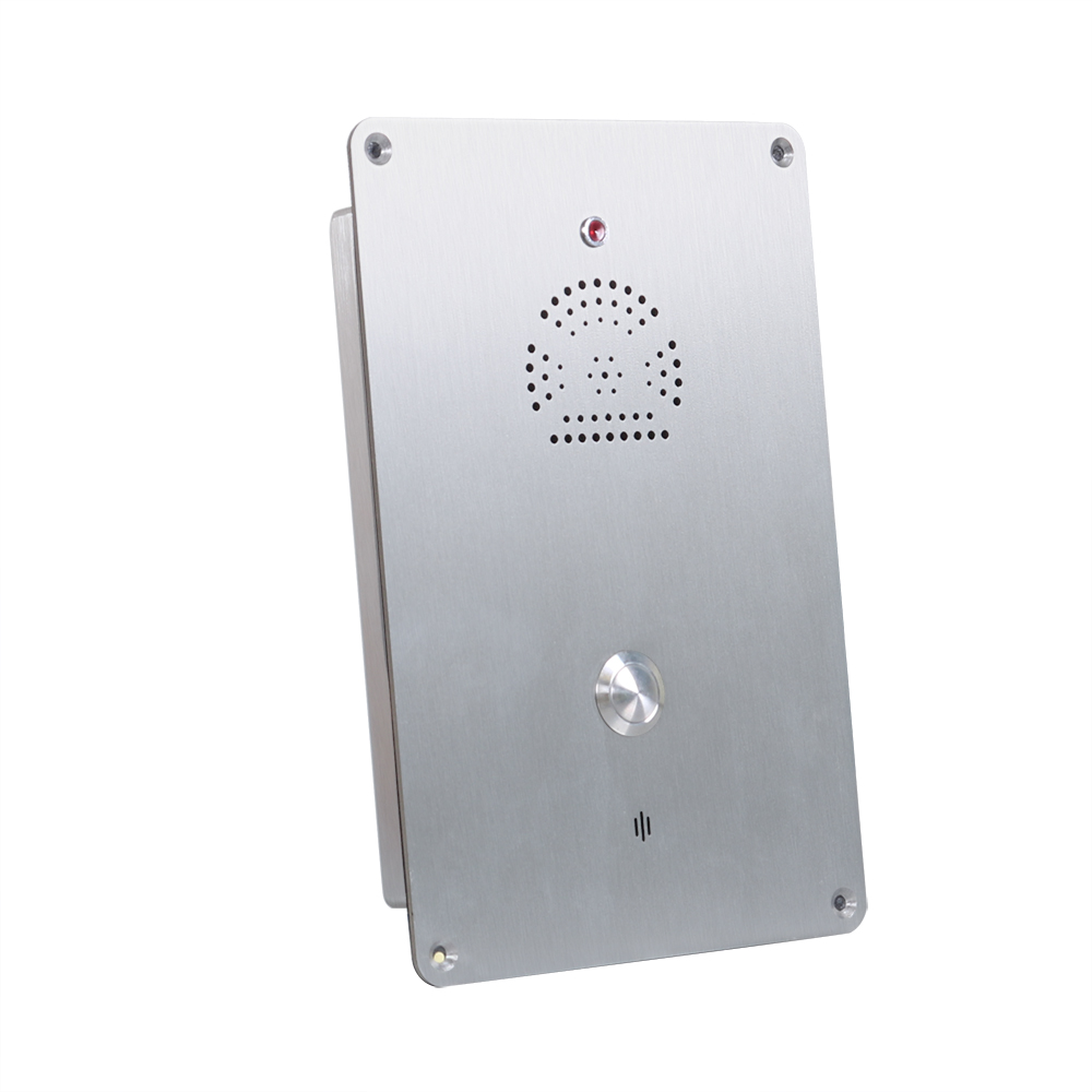 J&R JR301-SC-IW-SIP Emergency Hands-free Telephone, 1 Button, Autodial ...