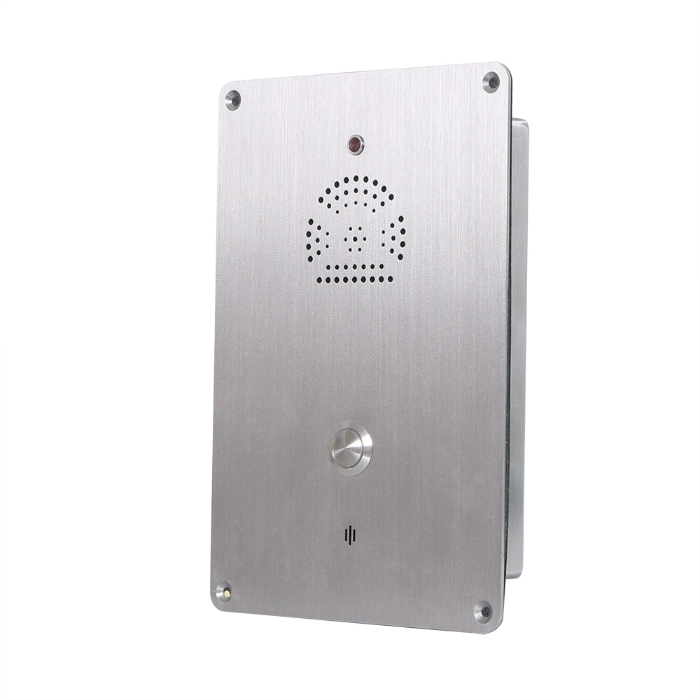 J&R JR301-SC-IW-SIP Emergency Hands-free Telephone, 1 Button, Autodial ...