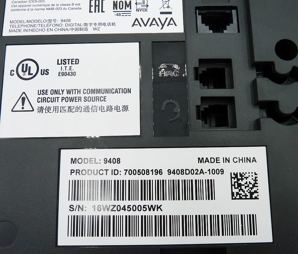 Avaya 9408 TELSET FOR CM/IE UpN ICON 700508196 NEU