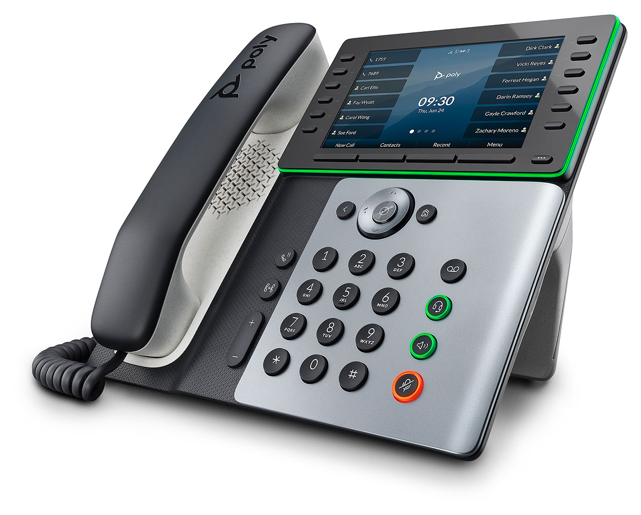 Poly Edge E550 IP Phone, PoE 82M91AA, 2200-87050-025