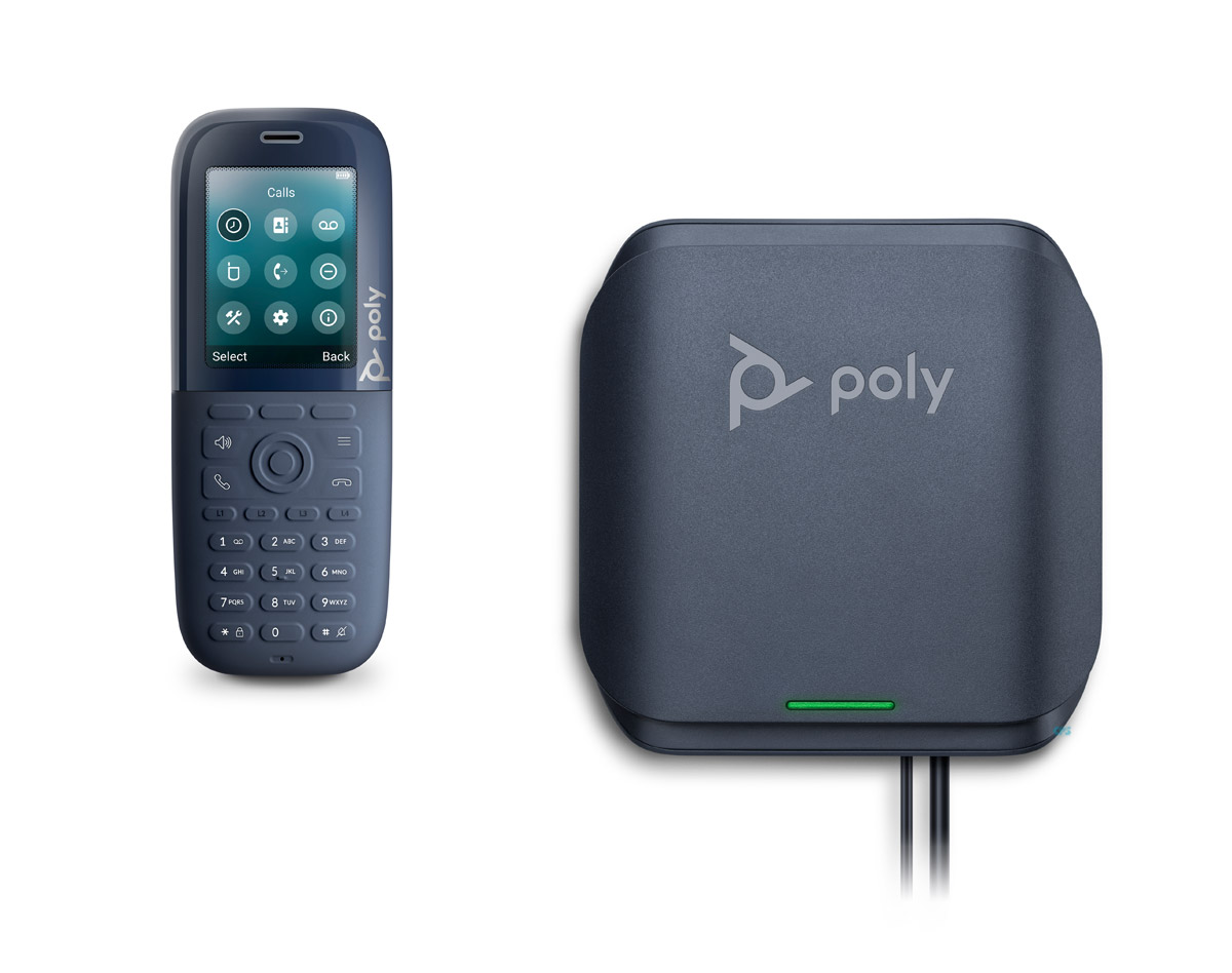 Poly Rove Single/Dual Cell DECT B2 Basisstation und Rove 30 Handset Kit ...