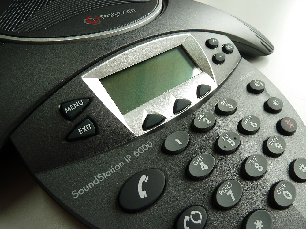 Poly SoundStation IP 6000 (SIP) conference phone, PoE, Expandable 2200 ...