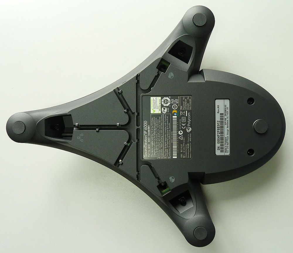 Poly SoundStation IP 6000 (SIP) conference phone, PoE, Expandable 2200 ...