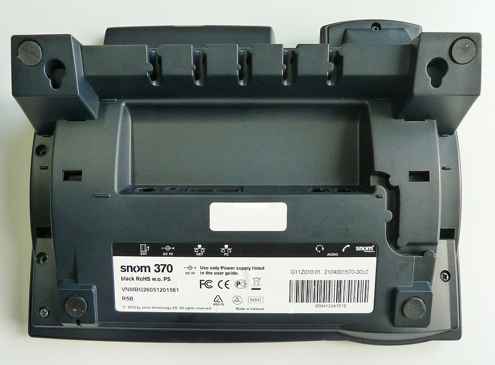 SNOM 370 SIP IP-Phone VoIP black 3039 Refurbished