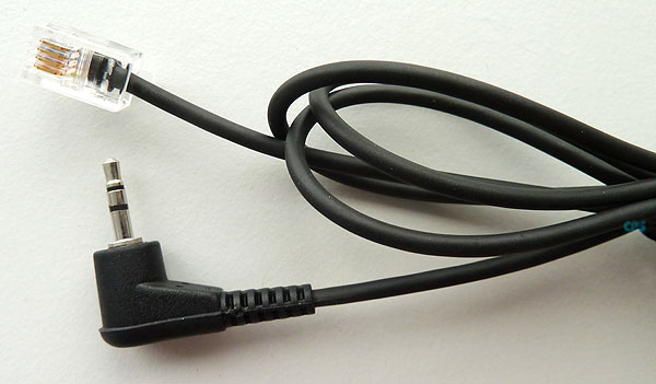Jabra RJ10 on 2,5mm jack plug 1,0 meters for Panasonic 8800-00-75 NEW