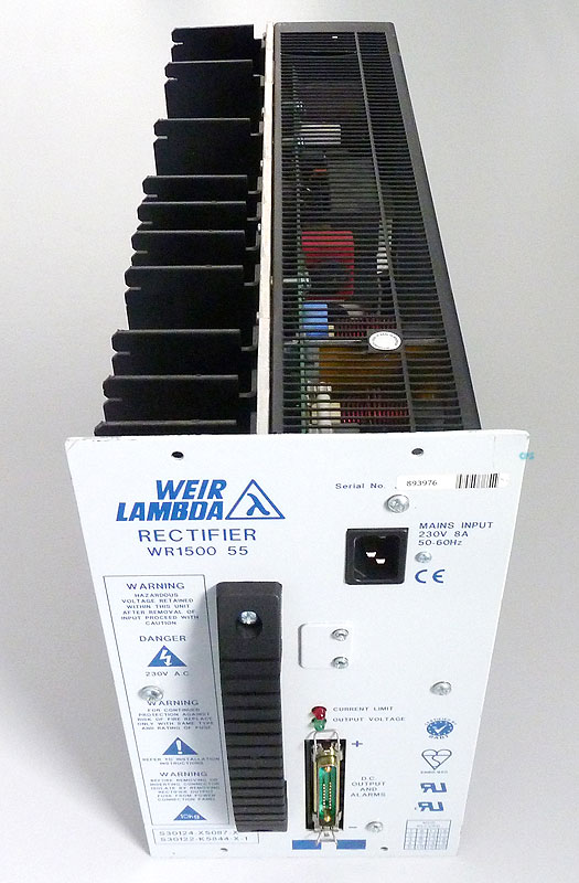 Weir Lambda WR1500 55 Rectifier Power Supply S30124-X5087-X S30122 ...